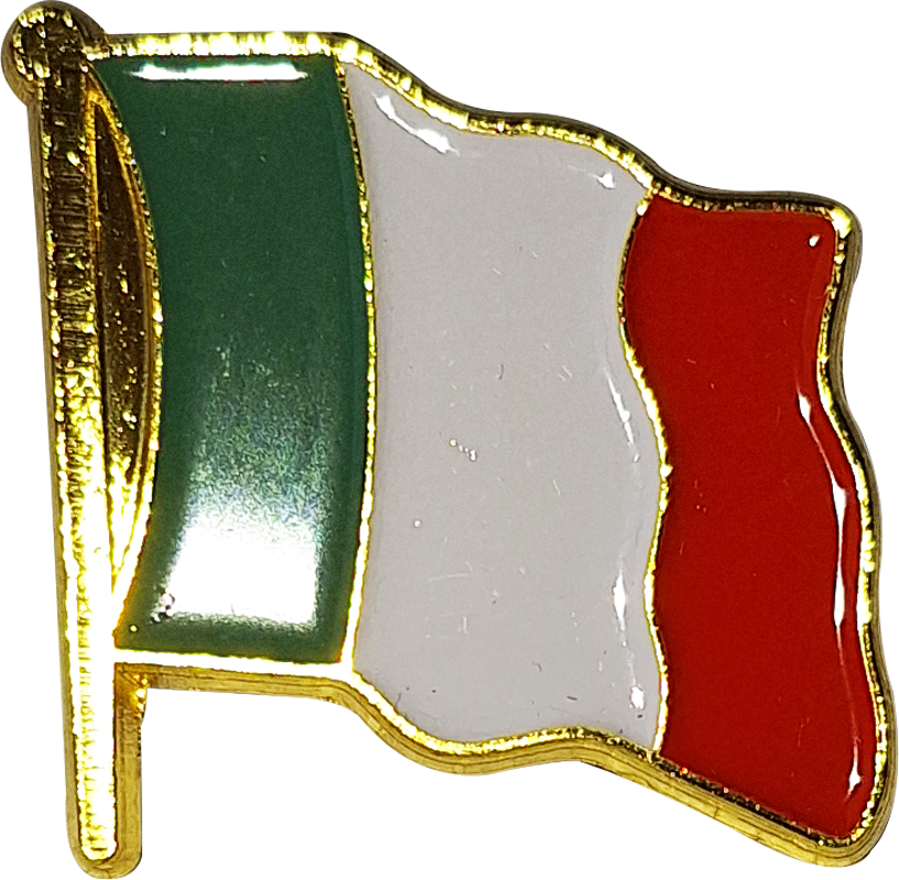 LP01 - Tri Colour Irish Flag Lapel Pin – The Celtic Card Team