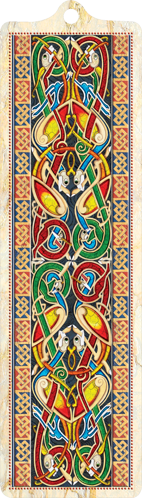 Celtic Bookmark Irish Laminated Rachel Arbuckle Strapwork Knotwork ...