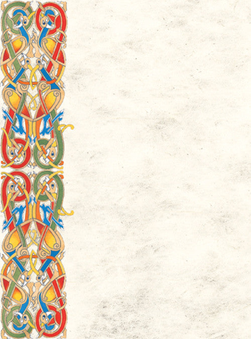 CNP03 Irish Celtic Design Writing Paper 8 Pack Rachel Arbuckle Knotwork ...