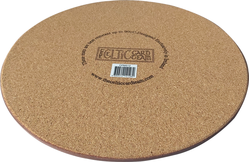 CPM03 Cork Backed Dinner Mat Pack Irish Celtic Holly Rachel Arbuckle ...